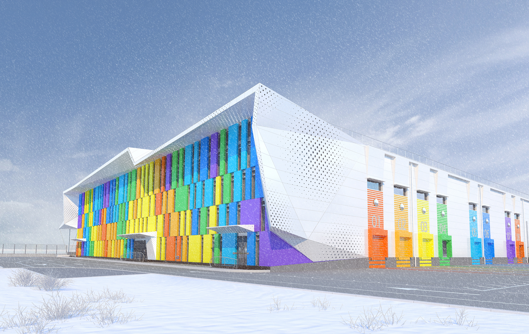 Shakhov-Port Logistic Center - Architizer