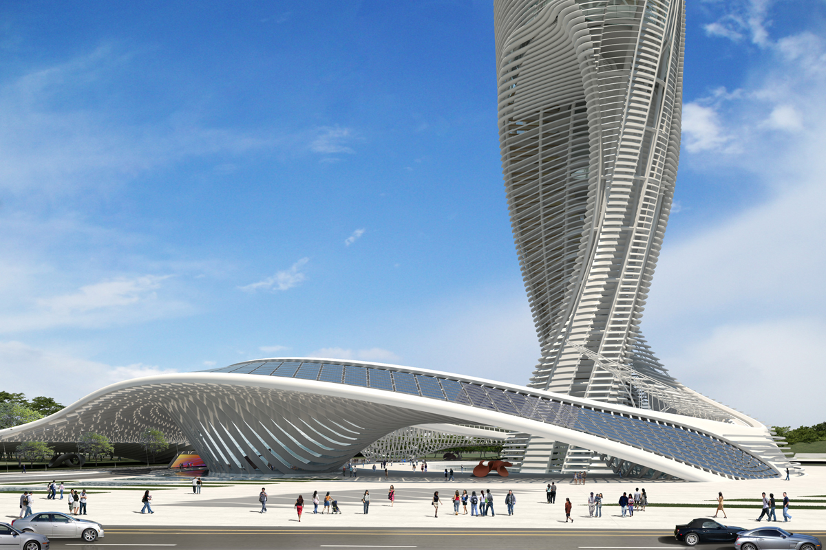 Taiwan Tower International Design Competition by HMC Architects, HOY ...