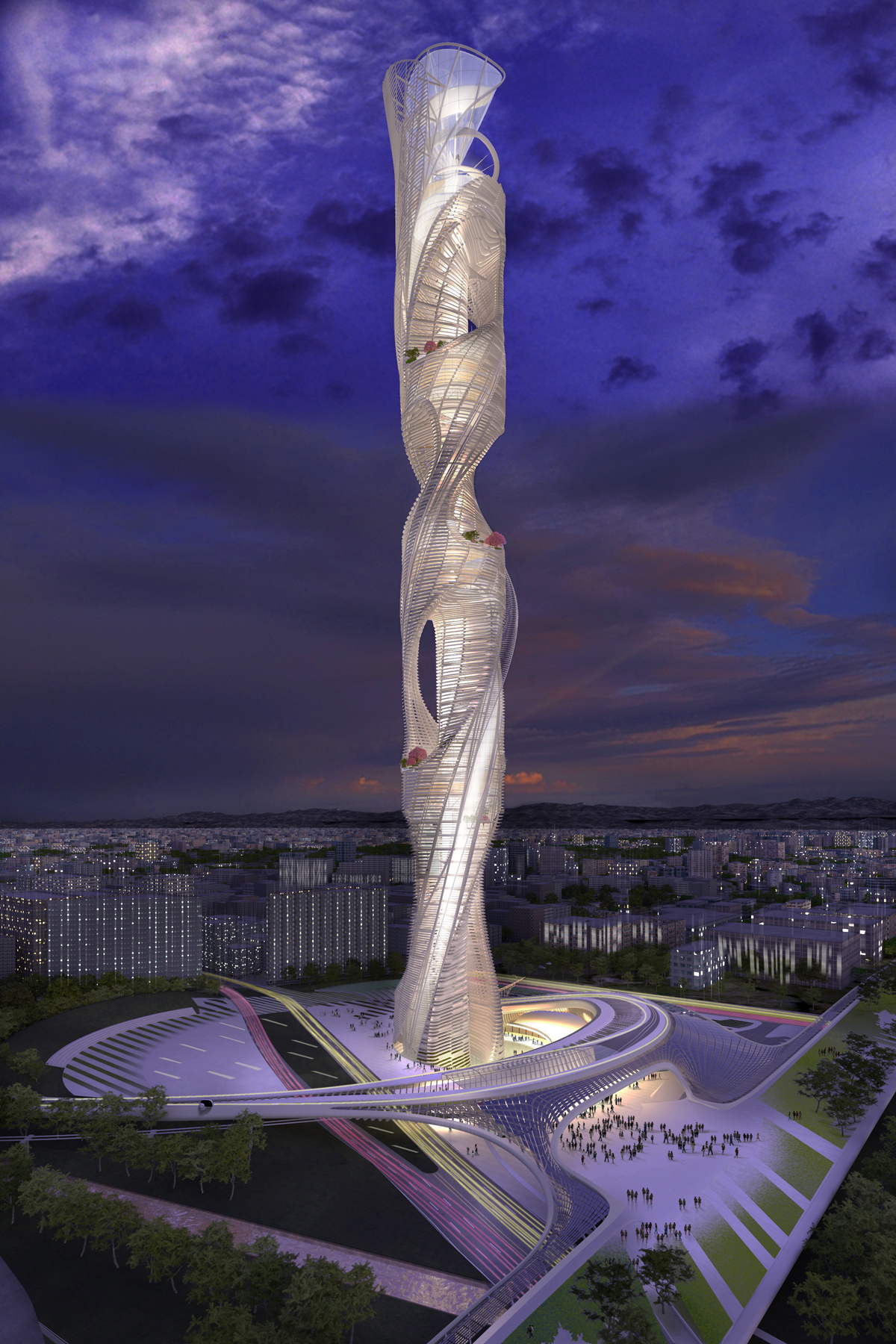 Taiwan Tower International Design Competition by HMC Architects, HOY ...