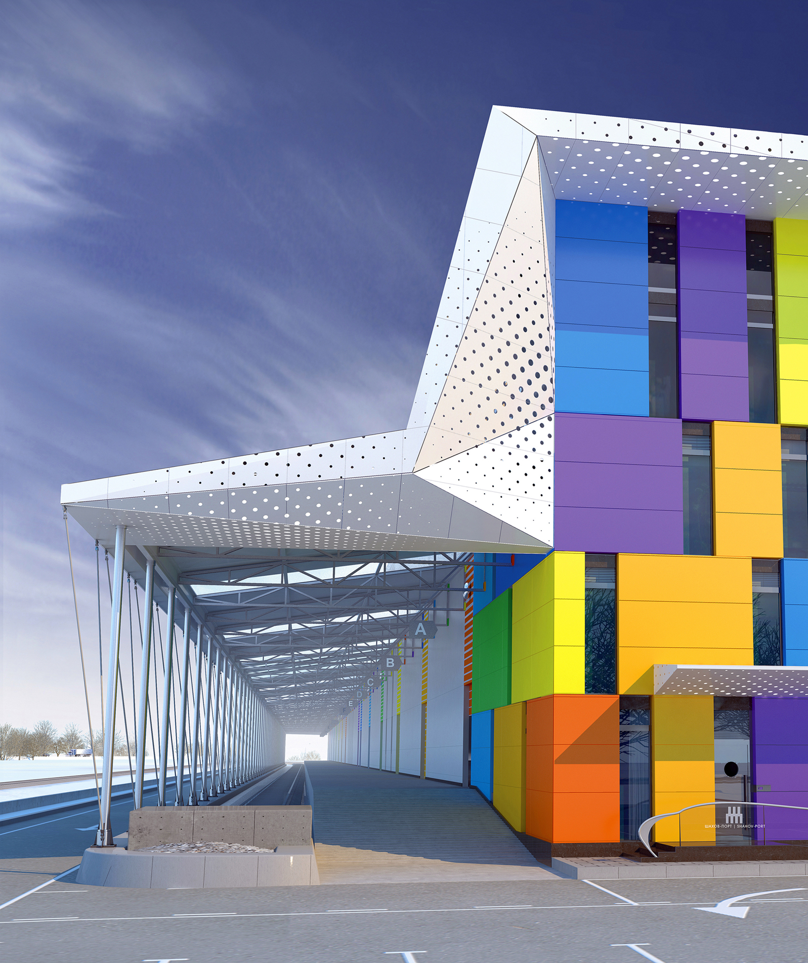 Shakhov-Port Logistic Center - Architizer