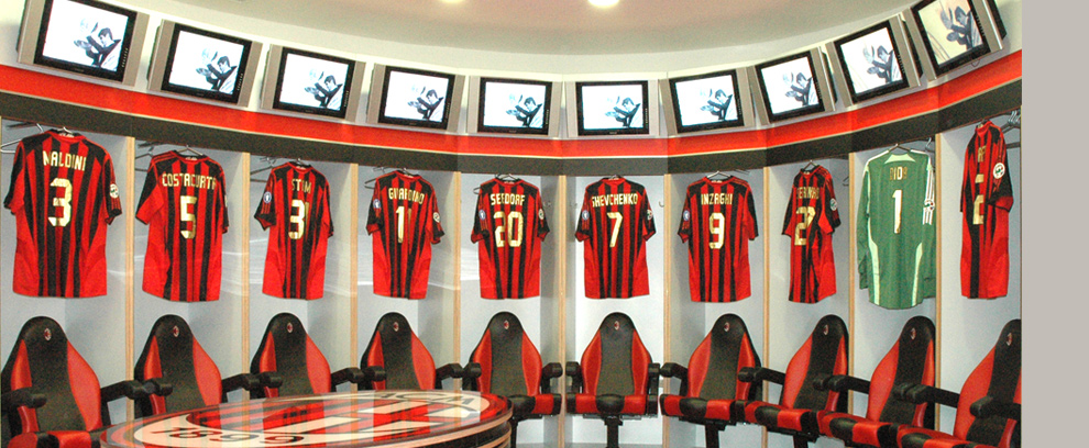 A.C. Milan Changing Room - Architizer