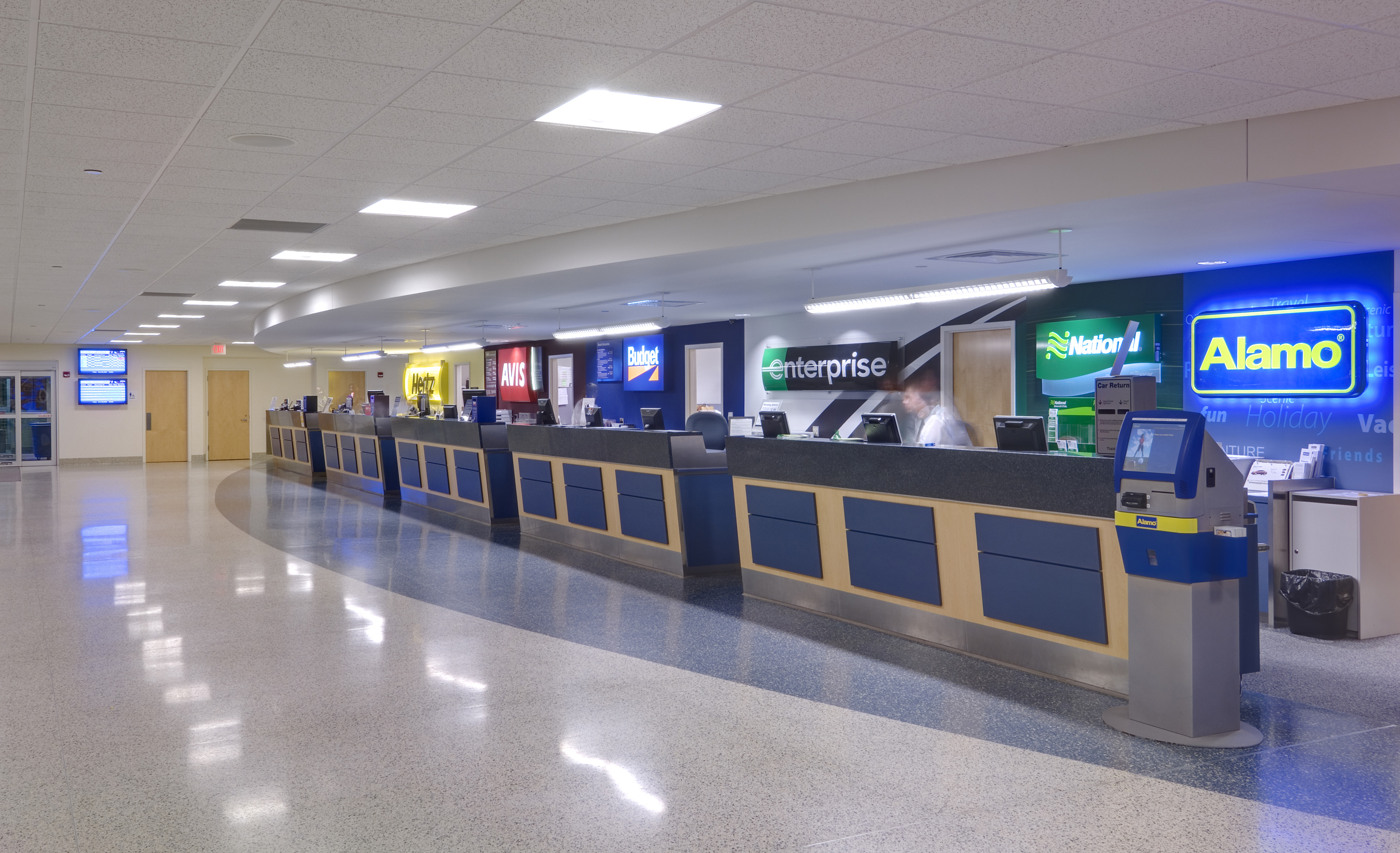 Gerald R. Ford International Airport, Terminal Area and Parking ...