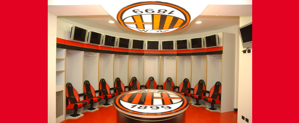 A.C. Milan Changing Room - Architizer