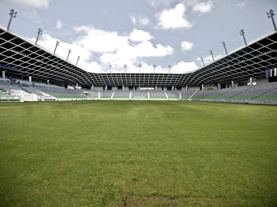 Football stadium and Multipurpose Sparts Hall of Sports park Stozice by ...