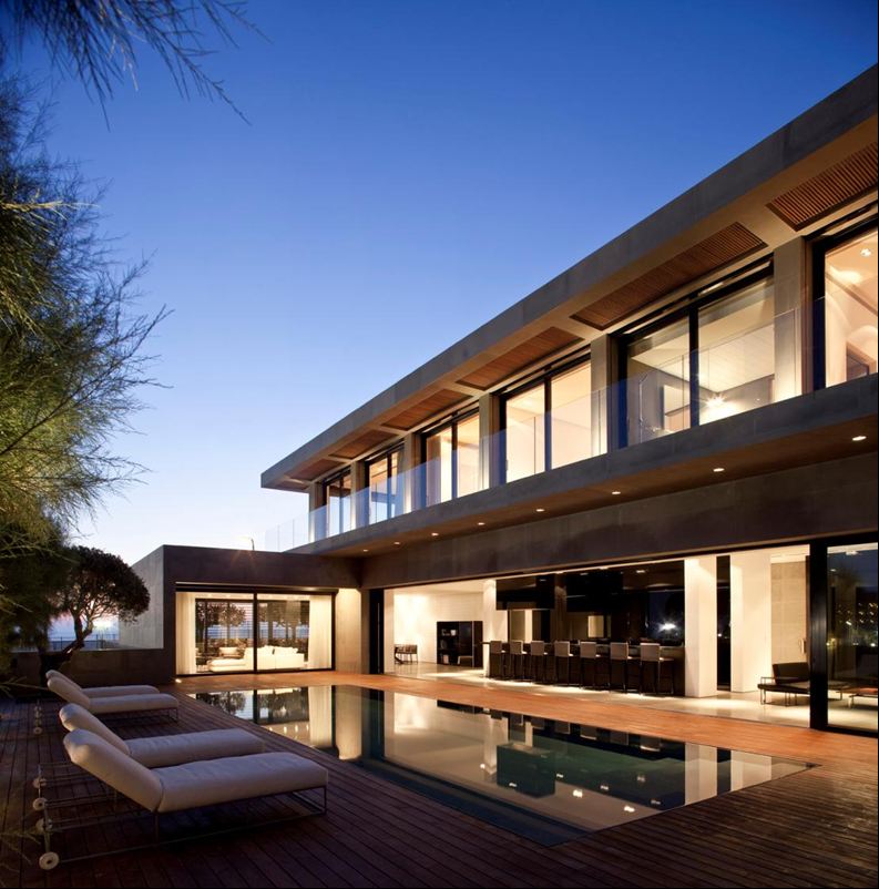 An open but enclosed home by PITSOU KEDEM ARCHITECTS - Architizer