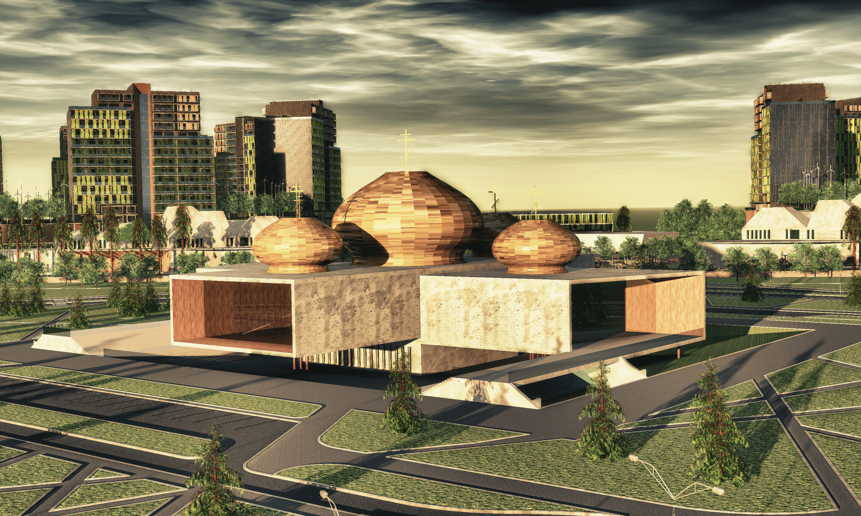 the project of microdistrict - Architizer