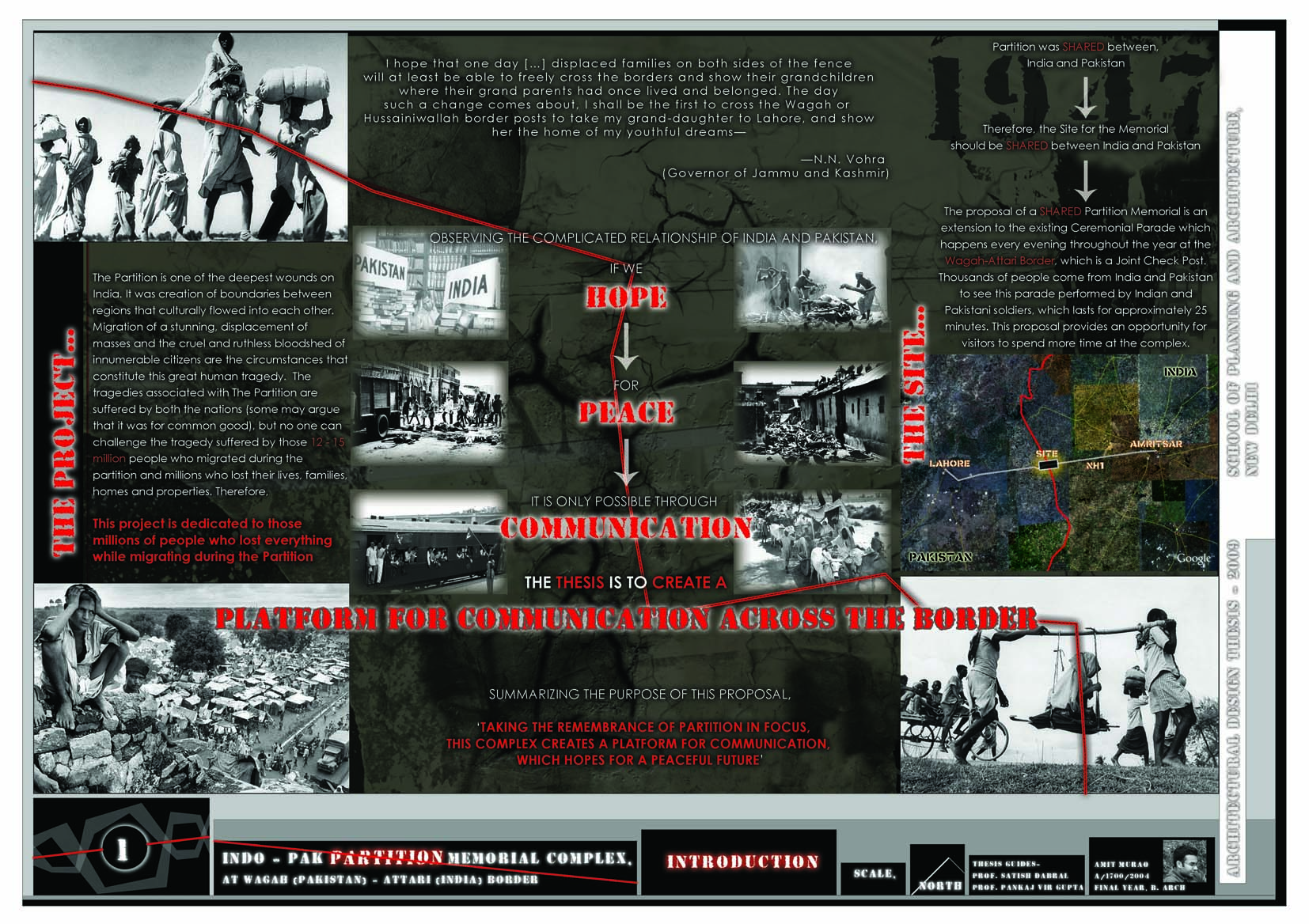 Indo-Pak Partition Memorial Complex at Wagah-Attari Border - Architizer