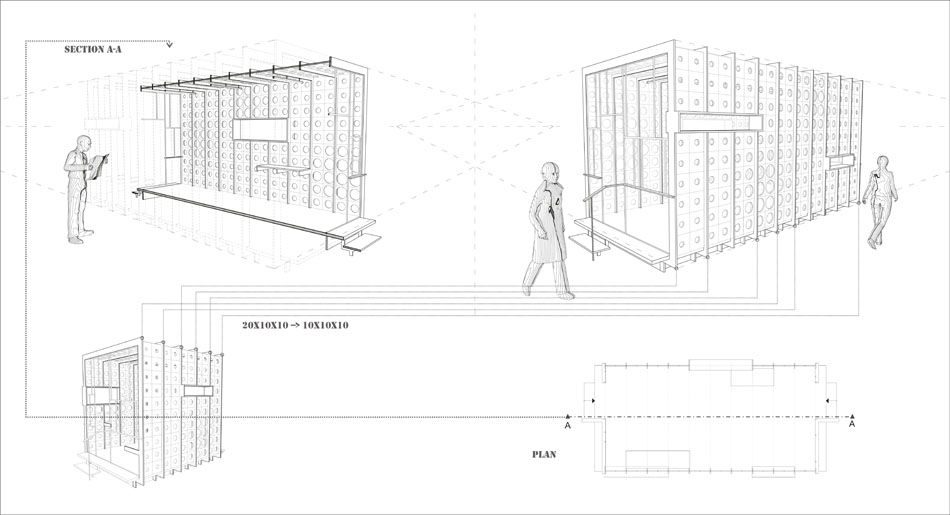 Temporary Outdoor Gallery by object-e architecture - Architizer