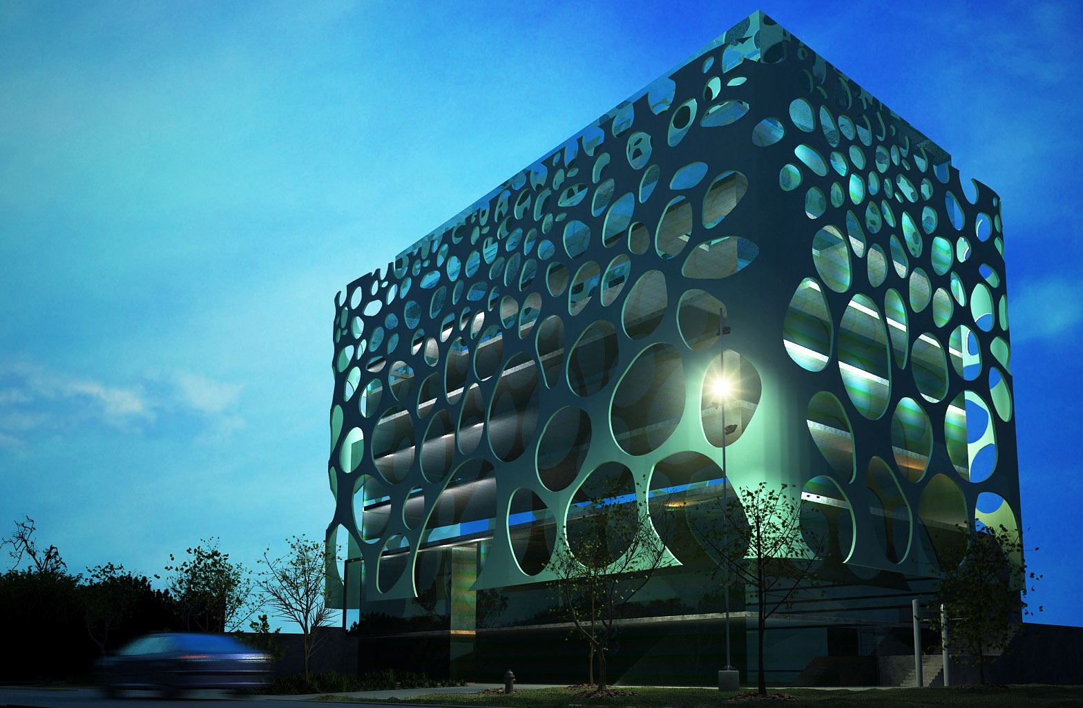 COMMERCIAL AND OFFICE BUILDING FOR BENETTON, TEHRAN, IRAN - Architizer