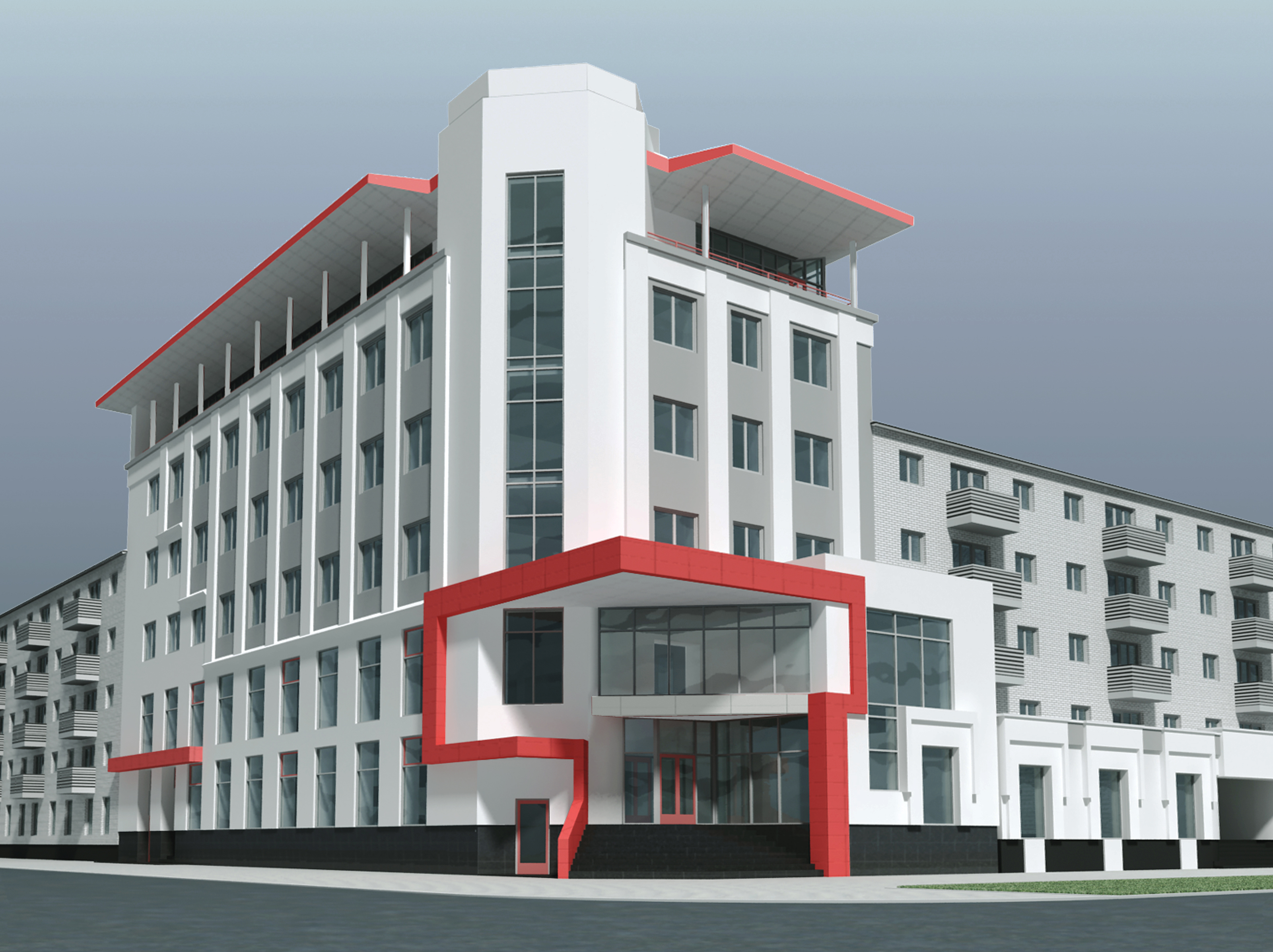 Reconstruction of trading-office building (2005) - Architizer