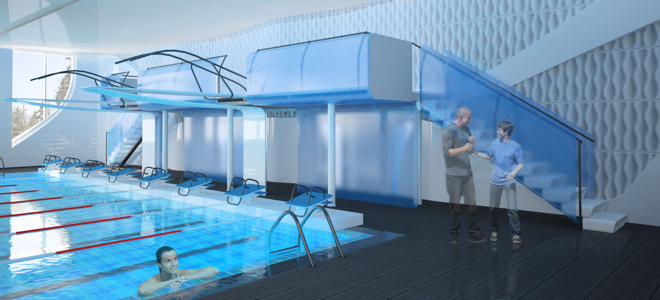 Sports complex with pool - Architizer