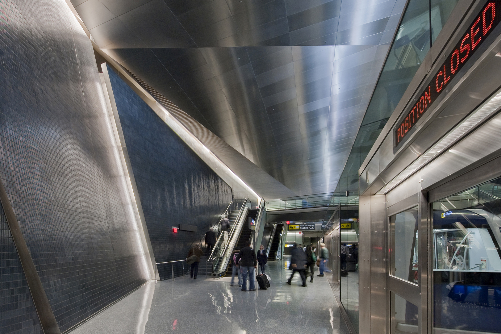 Dulles AeroTrain Station C-Gates - Architizer