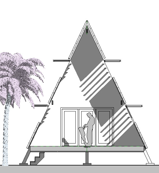 A Frame Beach Cabin - Architizer