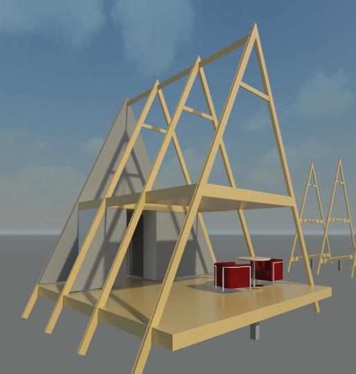 A Frame Beach Cabin - Architizer