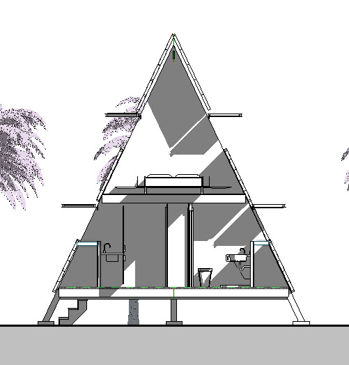 A Frame Beach Cabin - Architizer