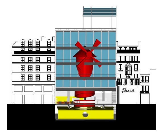 Moulin Rouge Dance School & Museum by Philip Tusa Projects - Architizer