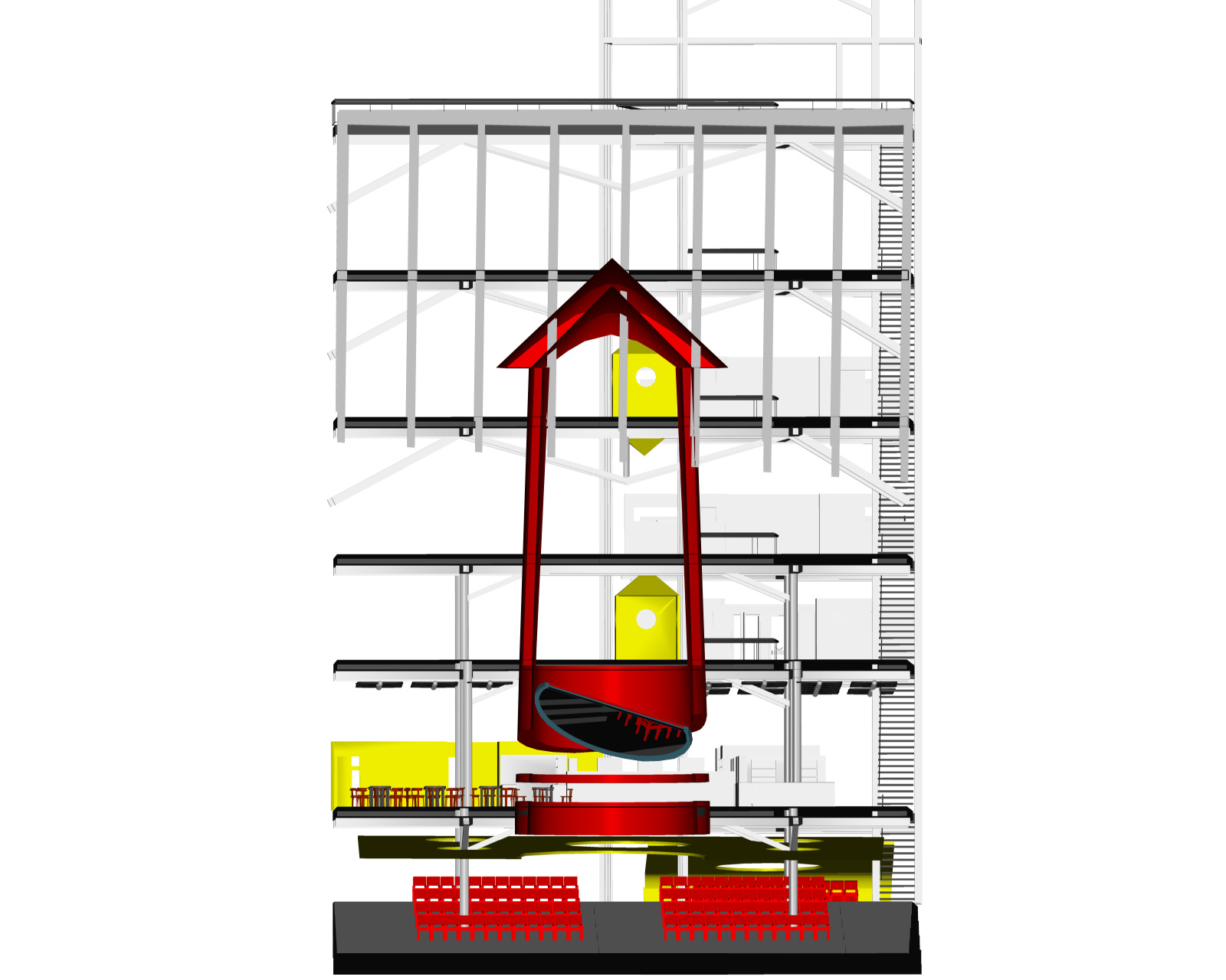 Moulin Rouge Dance School & Museum by Philip Tusa Projects - Architizer