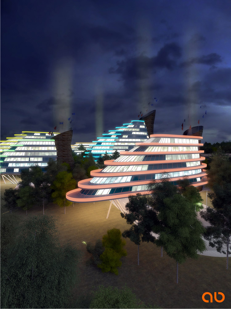 Sun city (night views) by qbcycle - Architizer