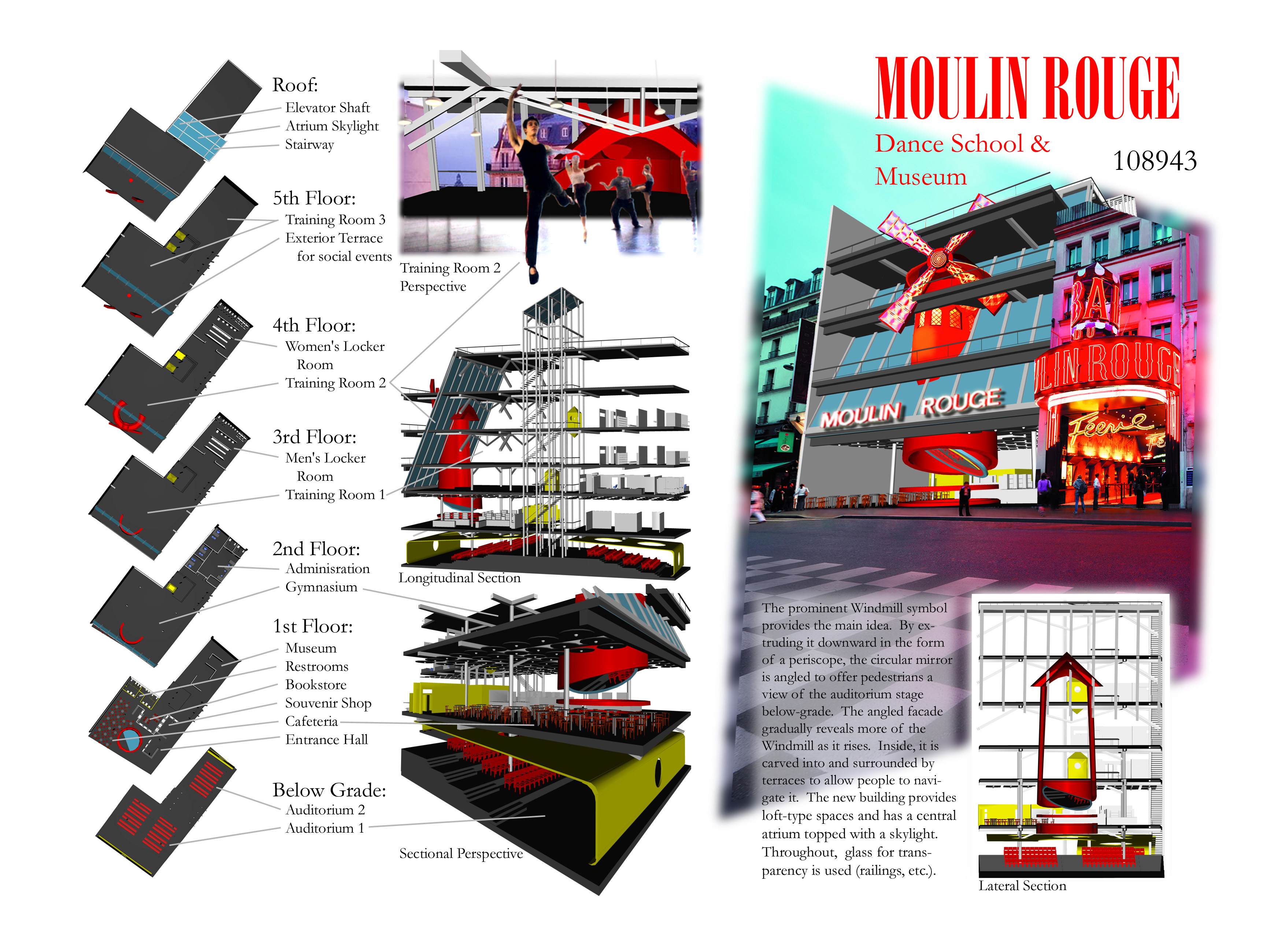 Moulin Rouge Dance School & Museum by Philip Tusa Projects - Architizer