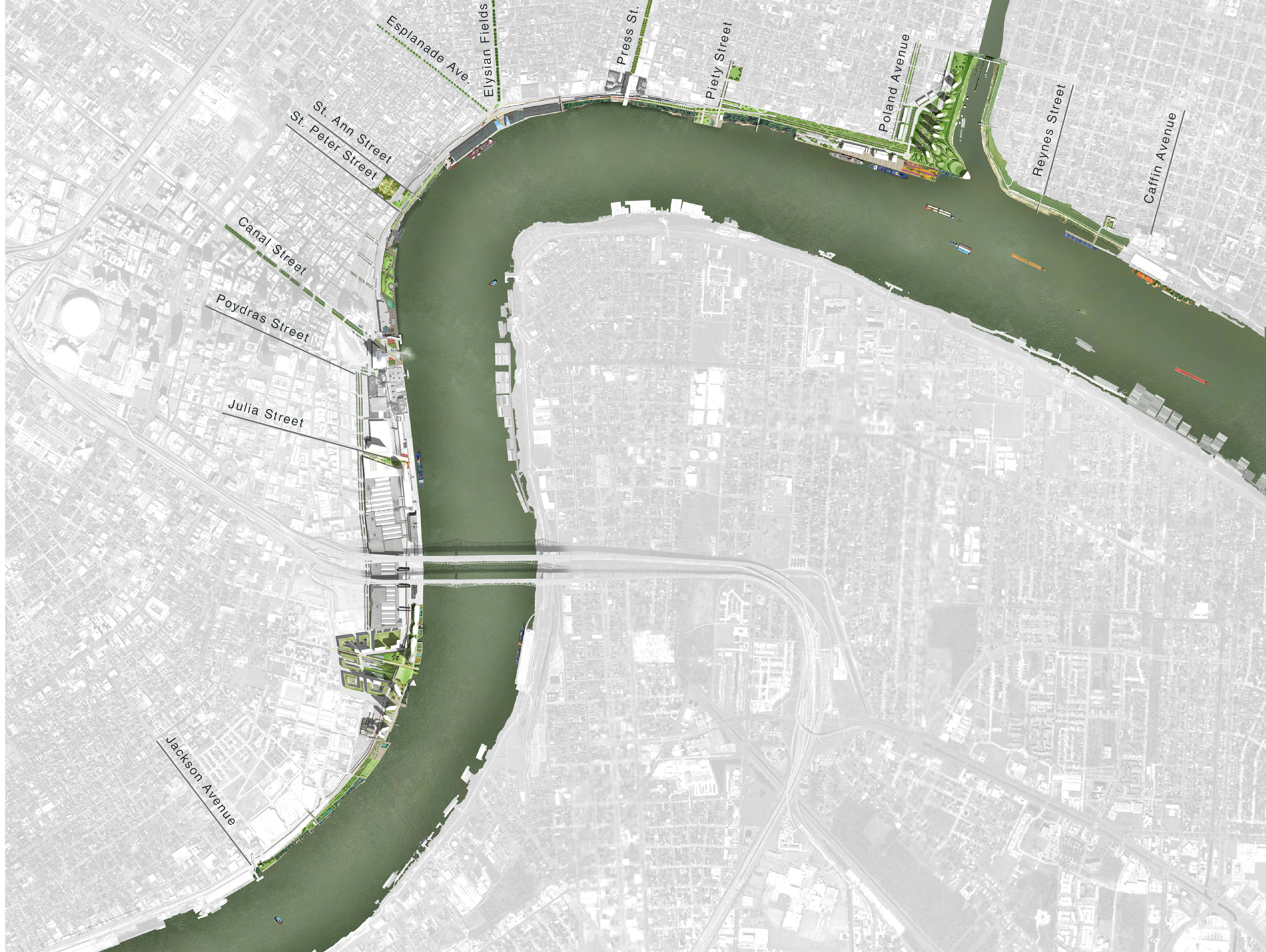 Reinventing the Crescent: New Orleans Riverfront Plan by ...