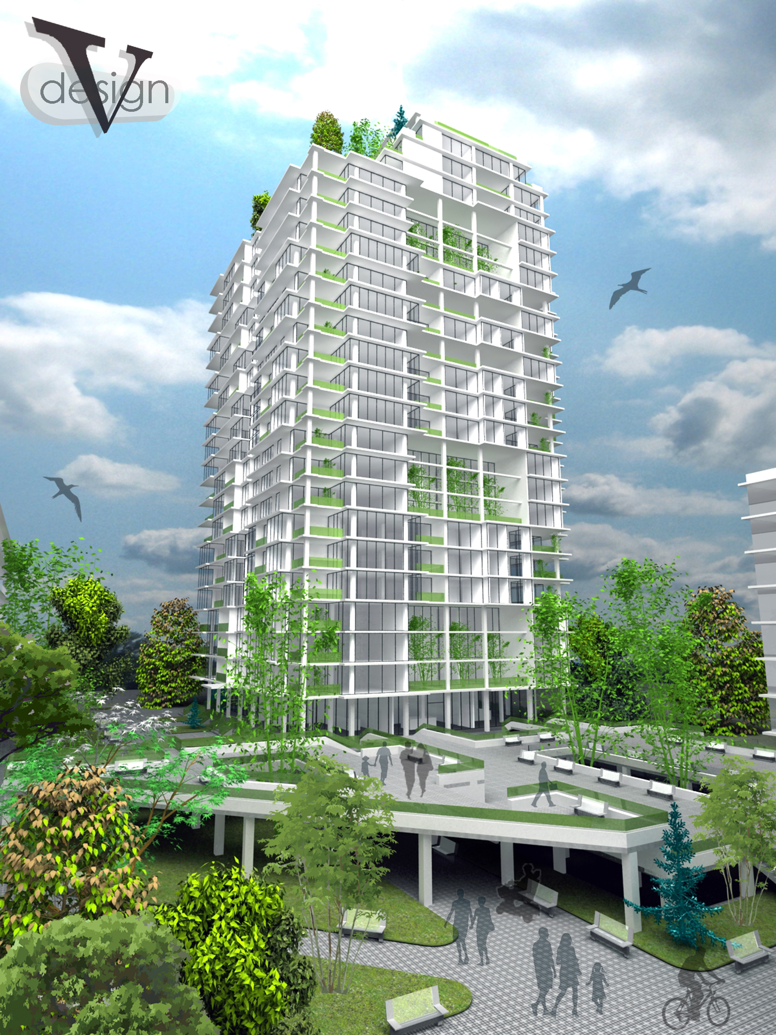 Green tower - Architizer