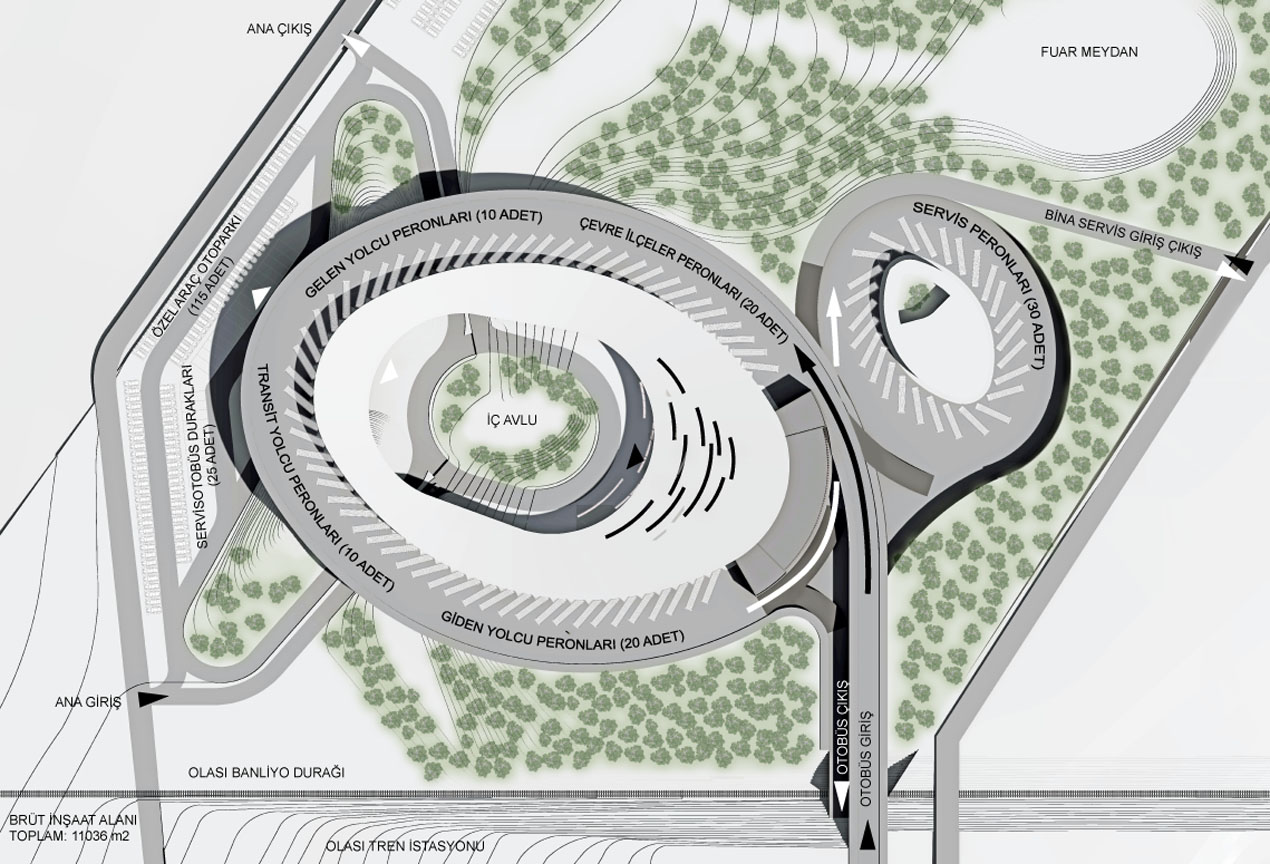 Idea 315979: Usak Intercity Bus Terminal in Usak, Turkey - Architizer