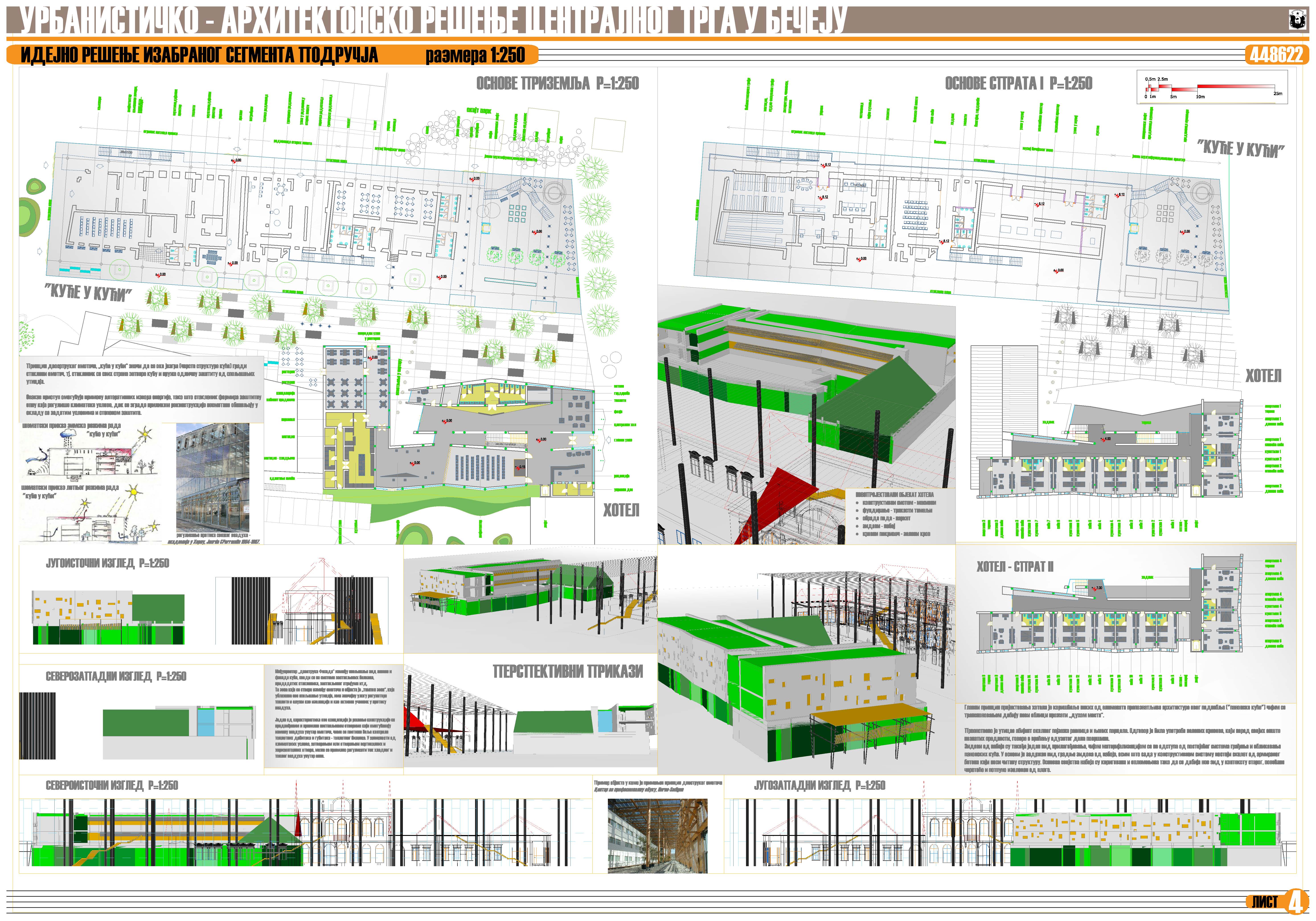 arrangement of the central square in Becej - Architizer