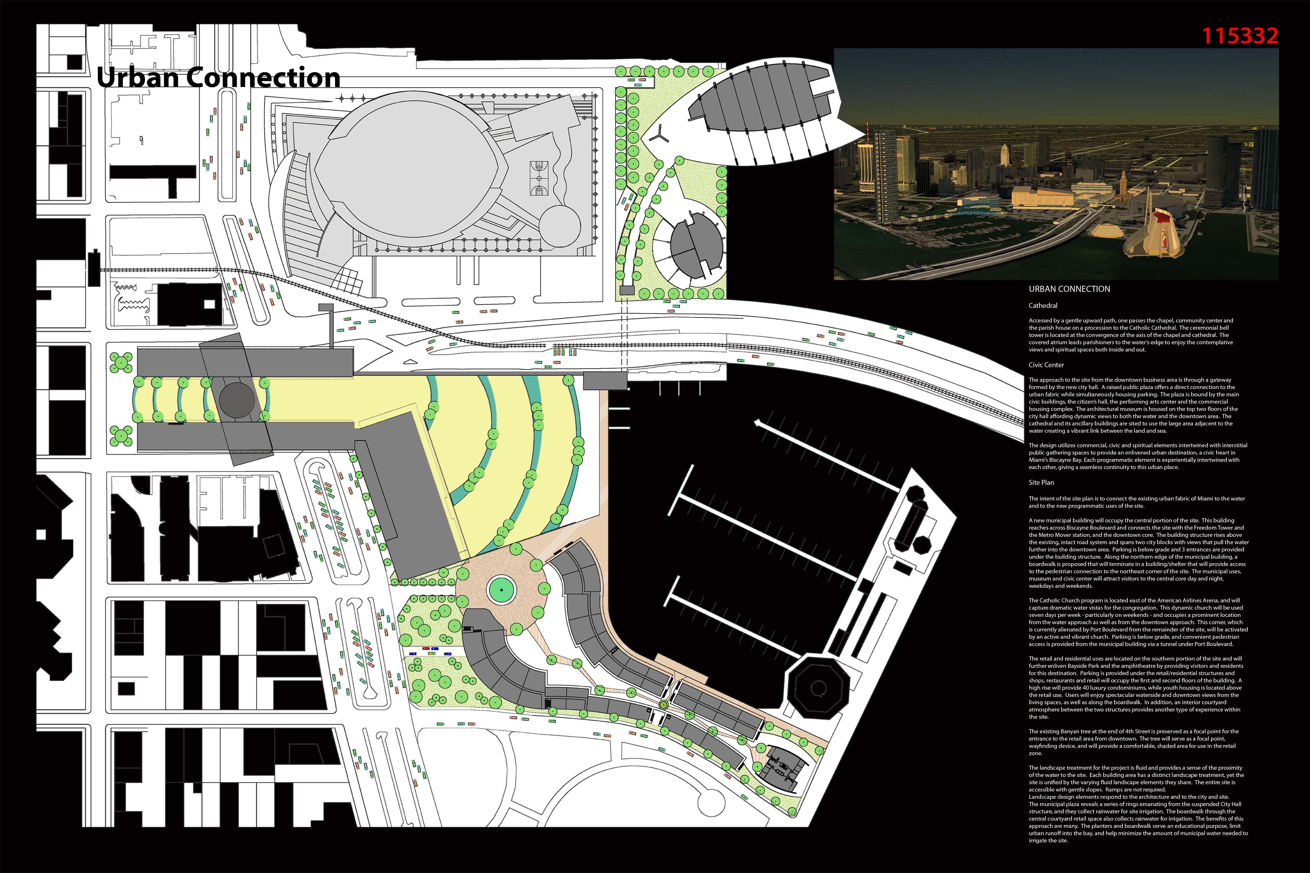 Miami Civic Center Comp by Traub Architecture + Design, Rhonda Angerio ...