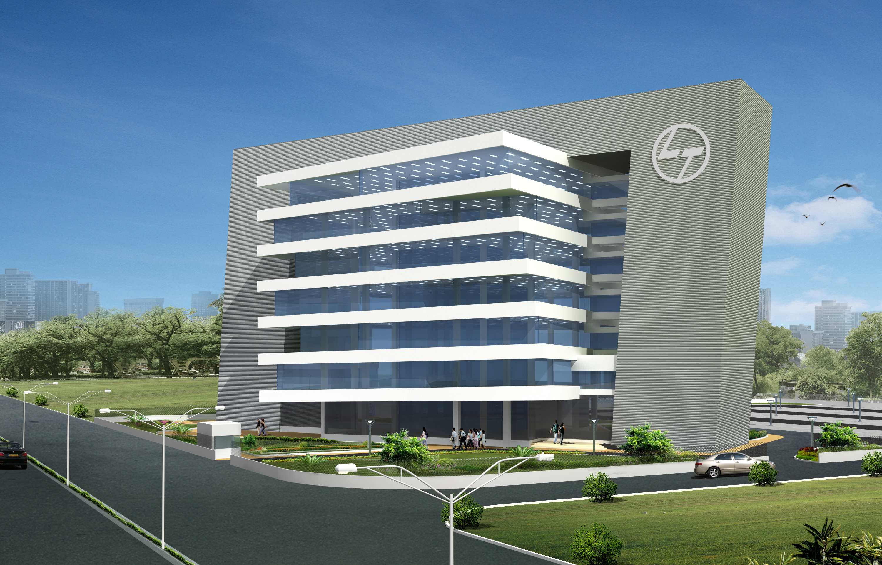 L&T Corporate Office Building at Hazira - Option 01 - Architizer