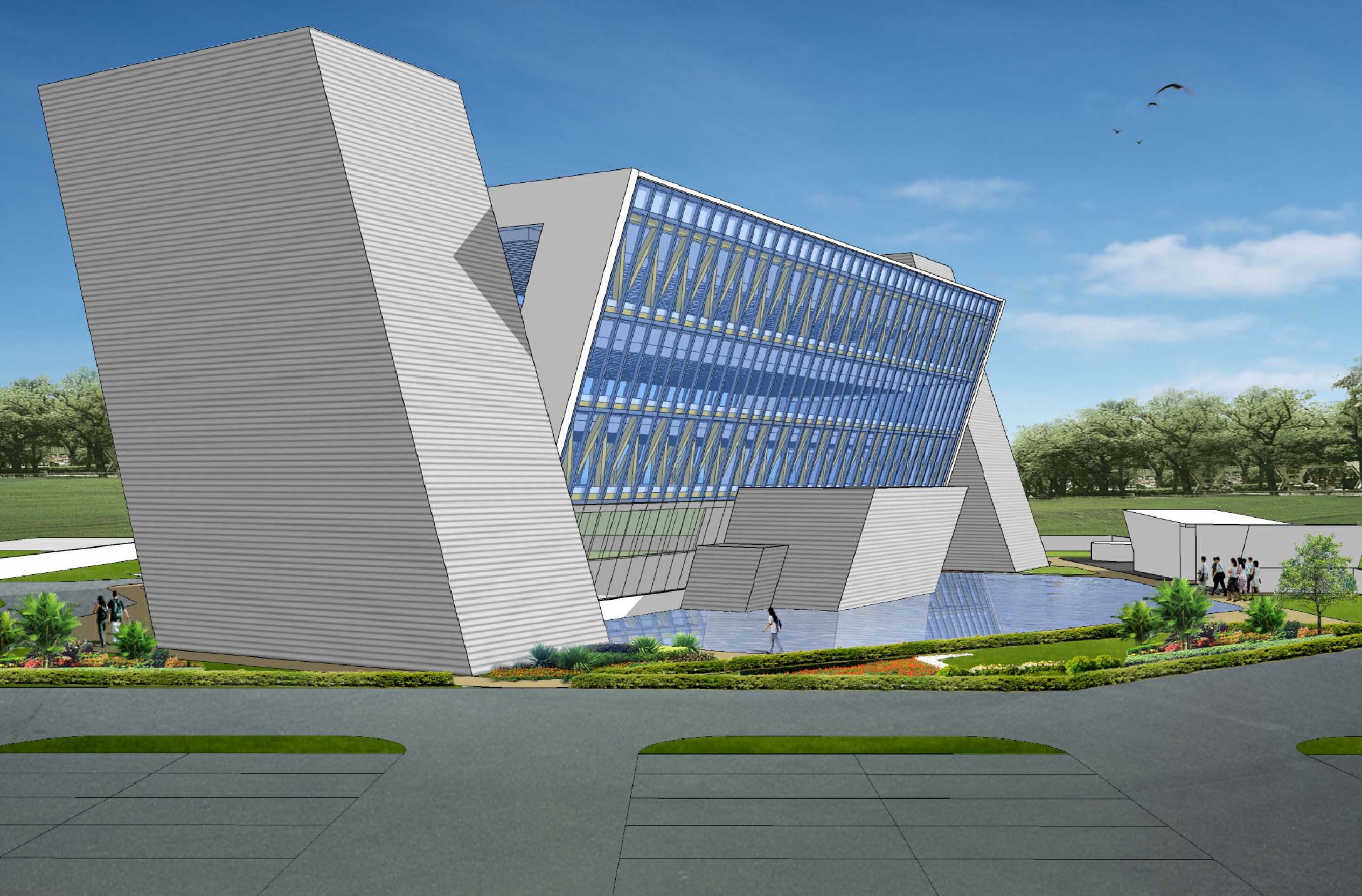 L&T Corporate Office Building at Hazira - Option 02 by Ratan J ...