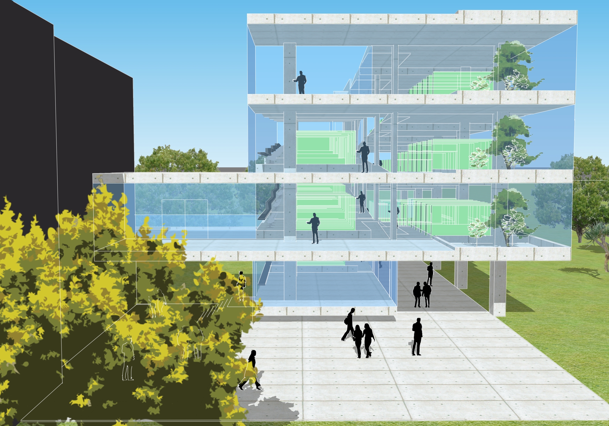 IIT Bombay New Library & Extention - Architizer