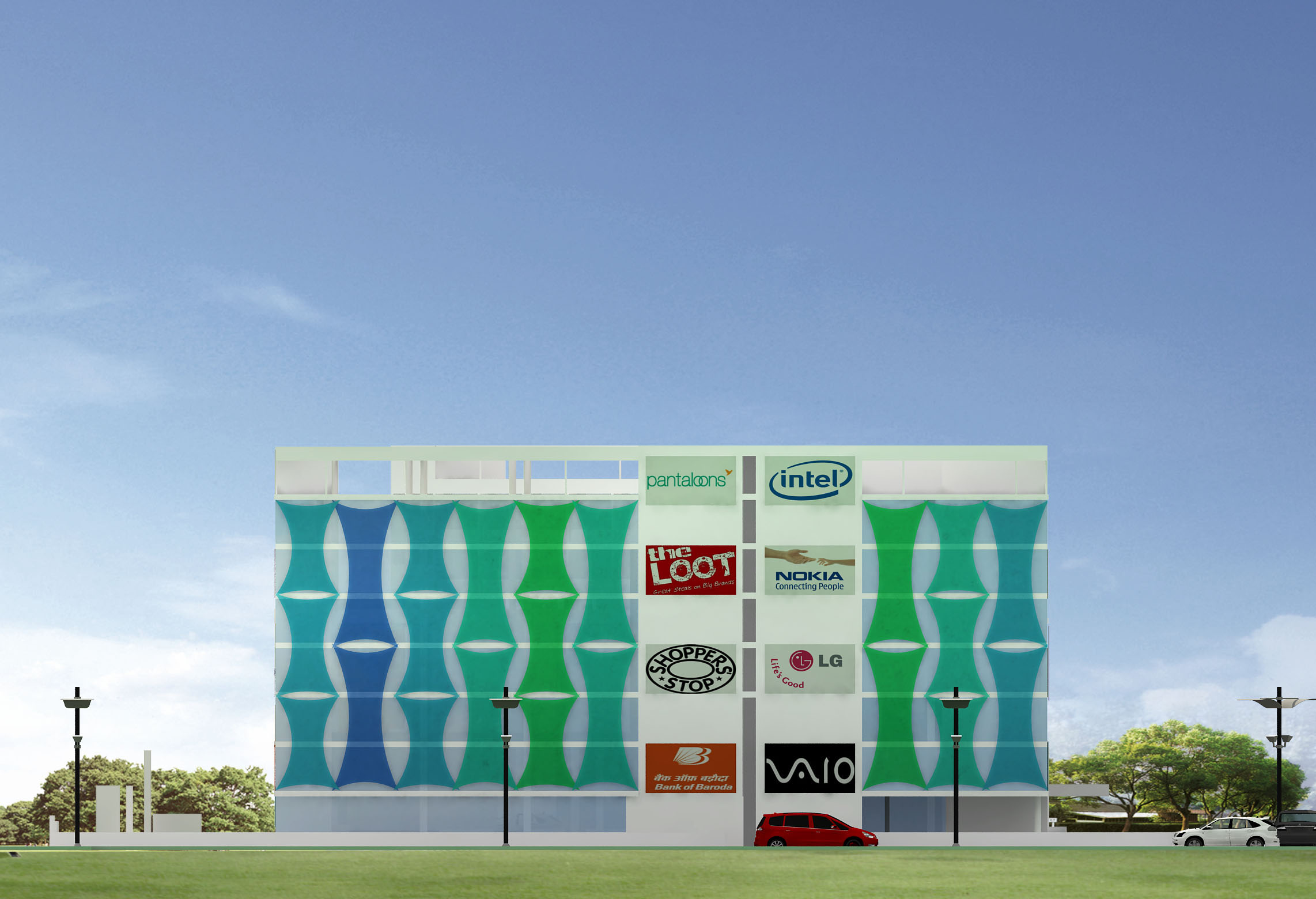 LIC - Mixed use development at Jaipur - Architizer