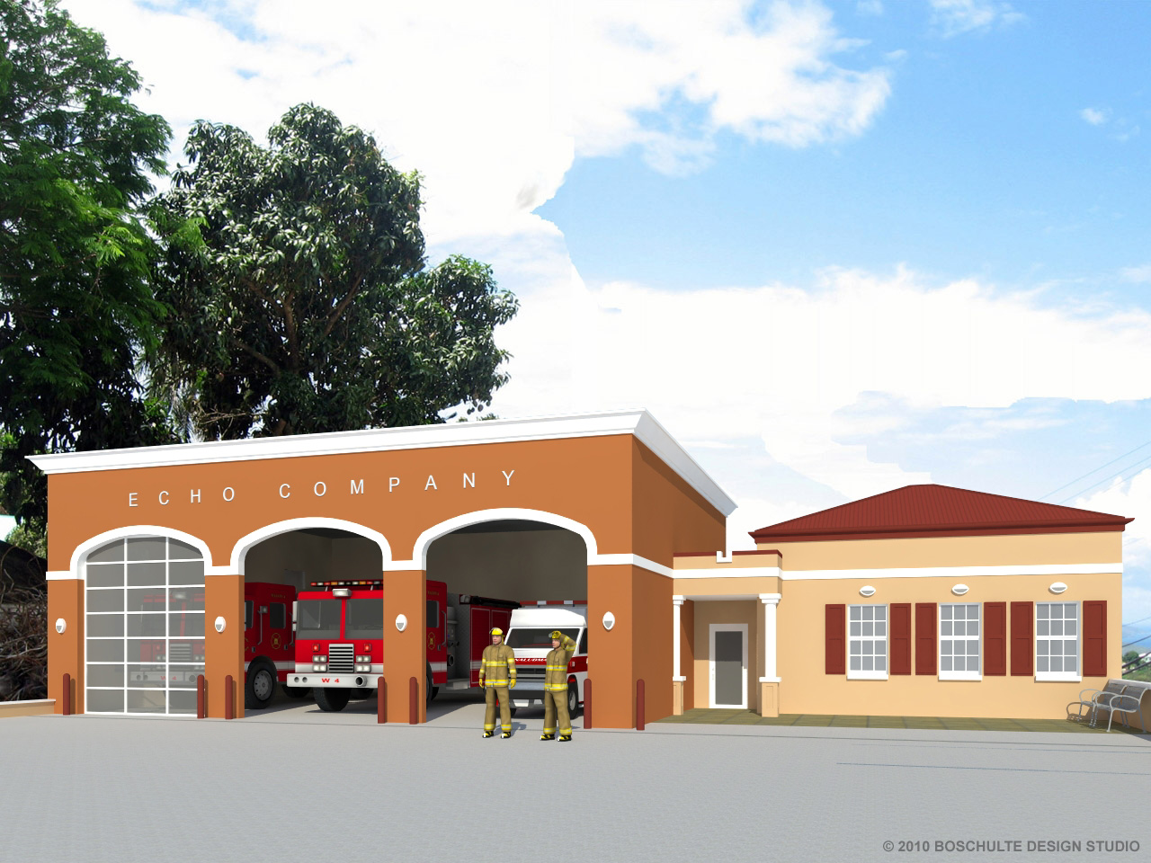 Echo Company Fire Station by Boschulte Design Studio - Architizer