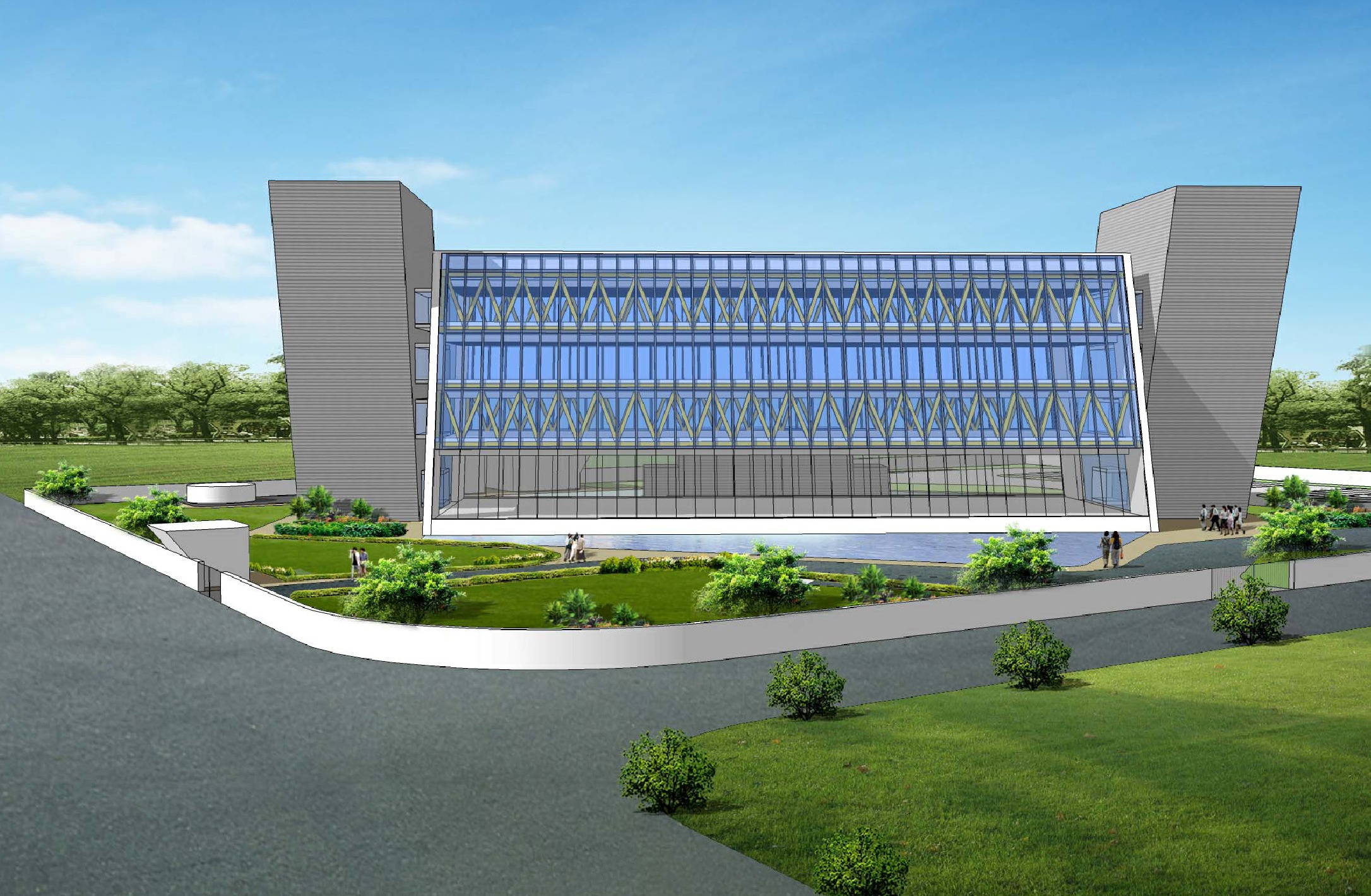 L&T Corporate Office Building at Hazira - Option 02 by Ratan J ...