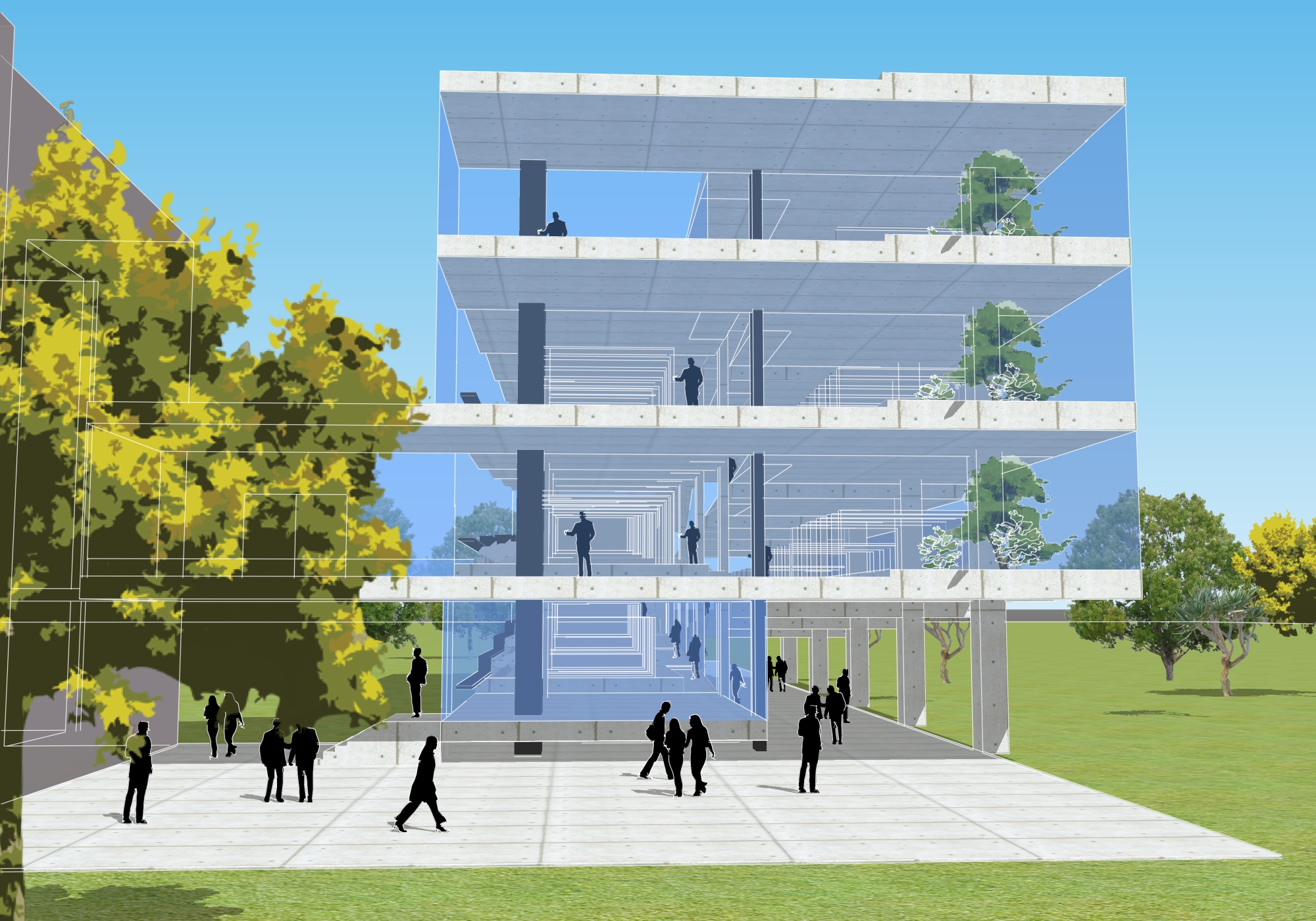 IIT Bombay New Library & Extention - Architizer