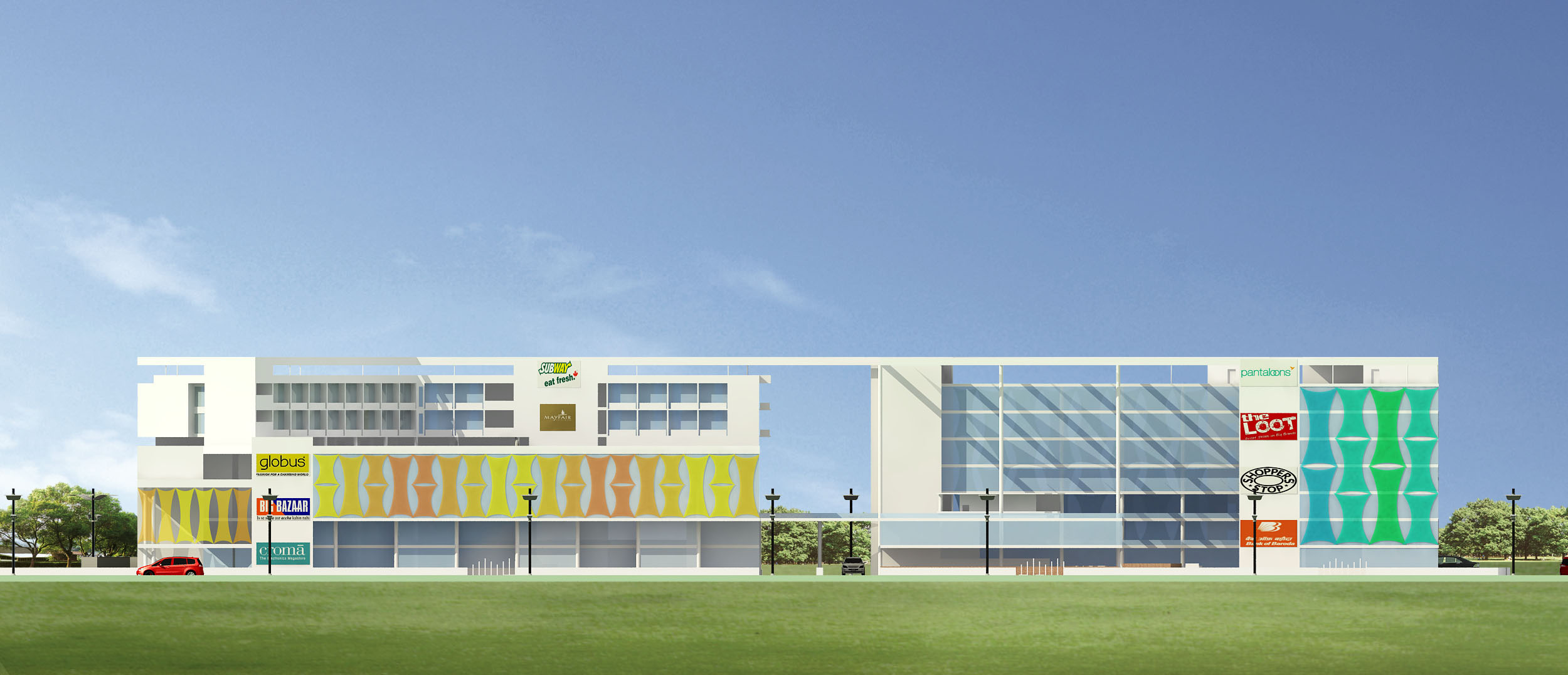 LIC - Mixed use development at Jaipur - Architizer