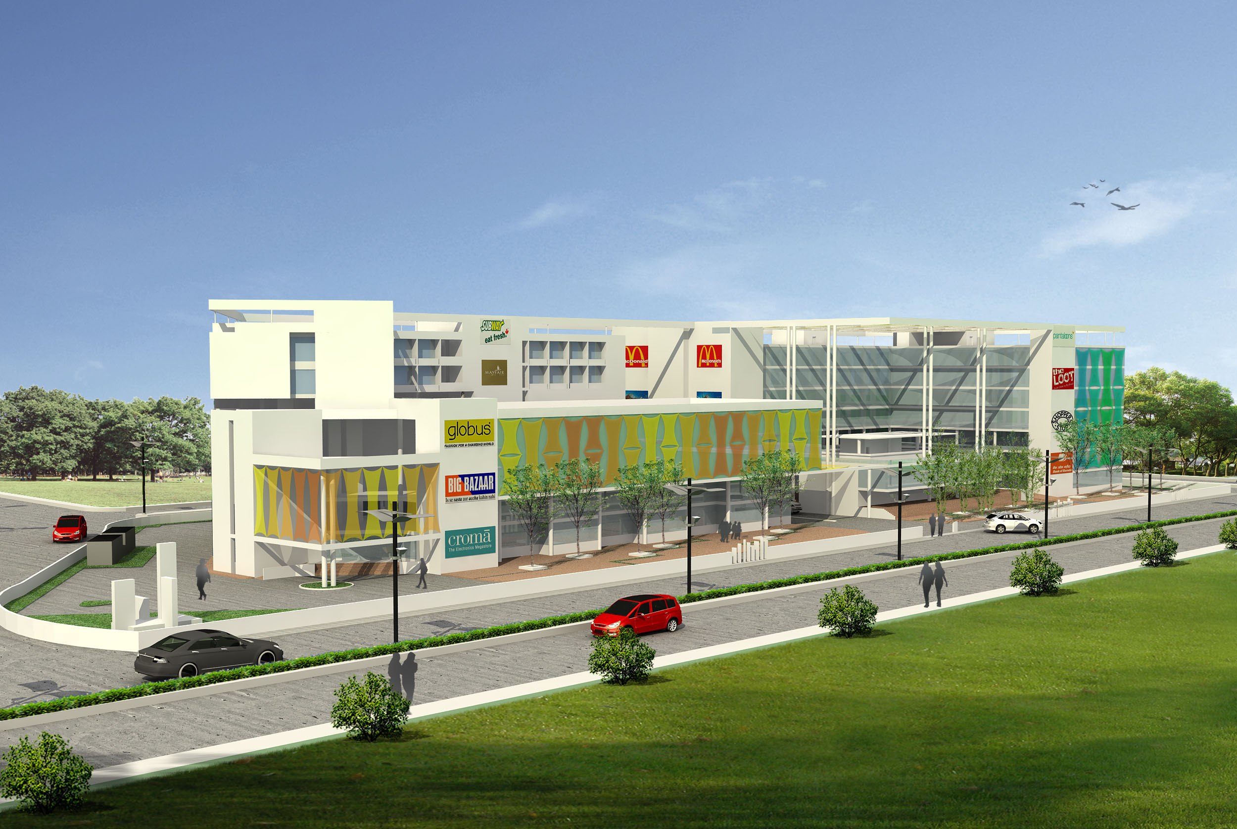 LIC - Mixed use development at Jaipur - Architizer