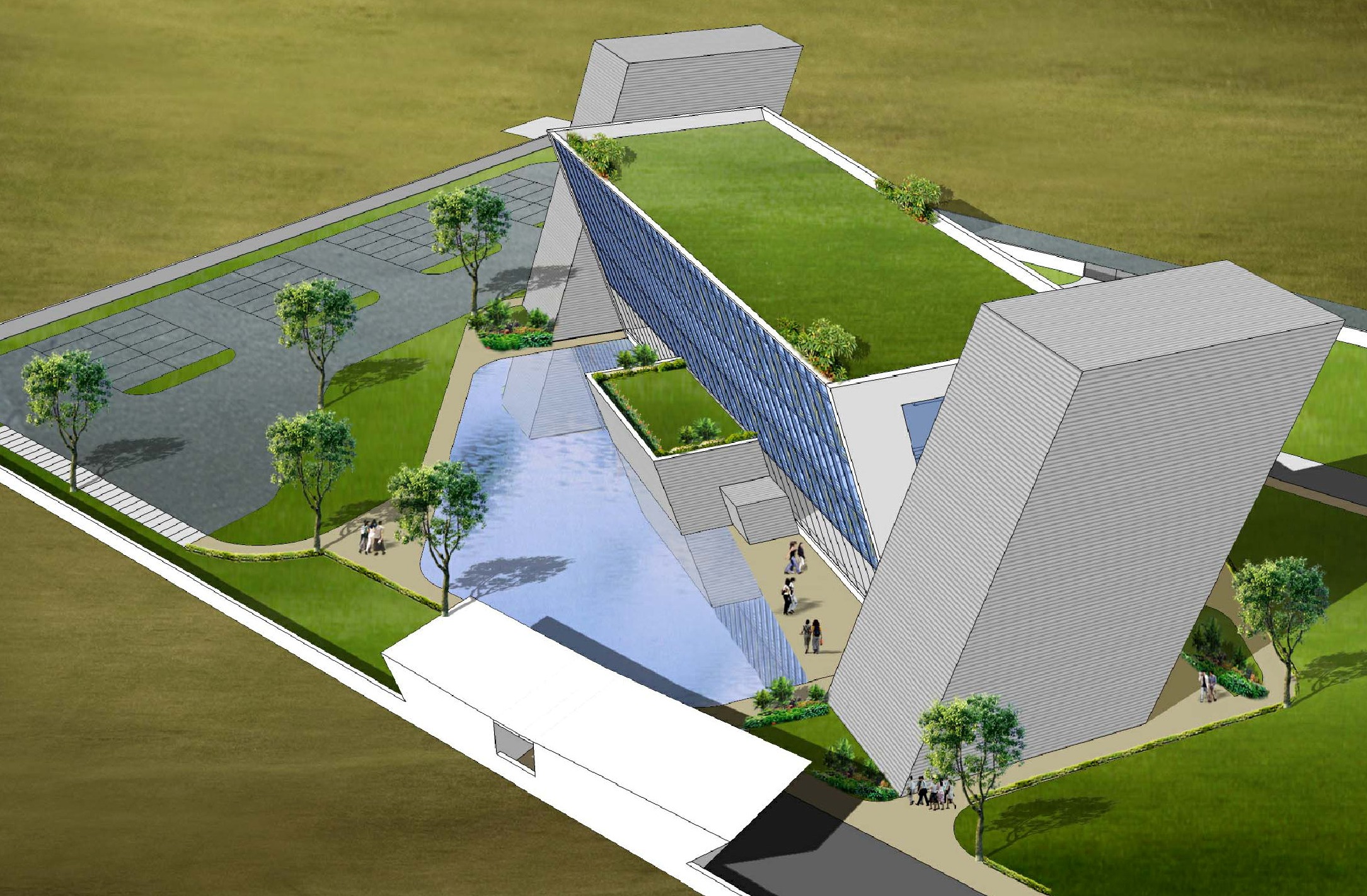 L&T Corporate Office Building at Hazira - Option 02 by Ratan J ...