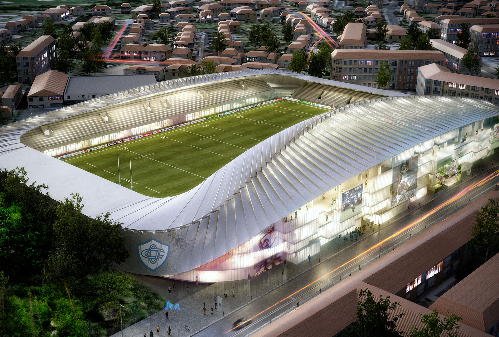Rehabilitation of Pierre-Antoine stadium in Castres - Architizer