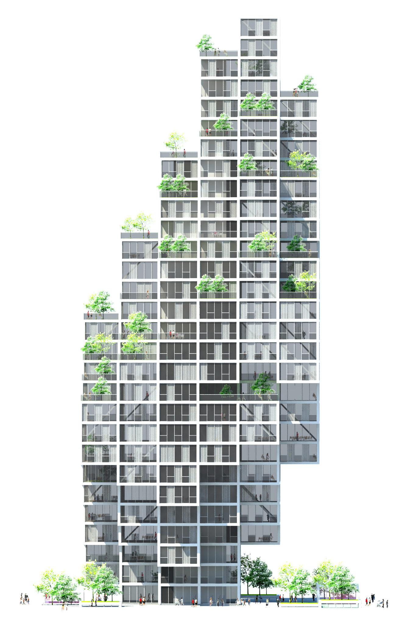 Sky Village by MVRDV - Architizer