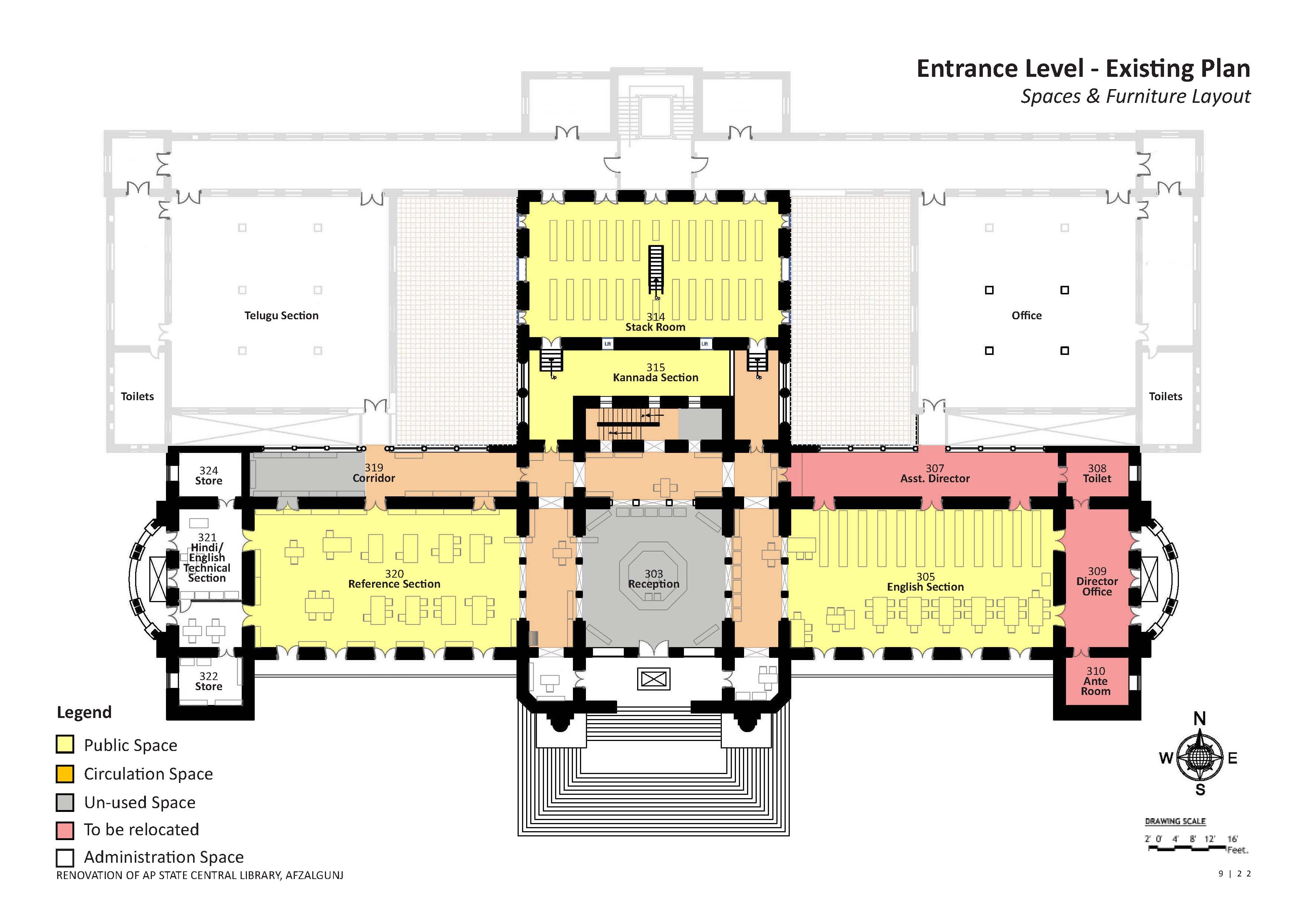 Idea 198618: Renovation of AP State Central Library by Kshetra in ...