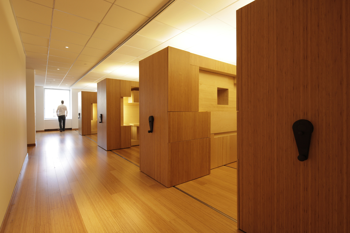 Collapsable Workstations by Taylor and Miller Architecture and Design ...