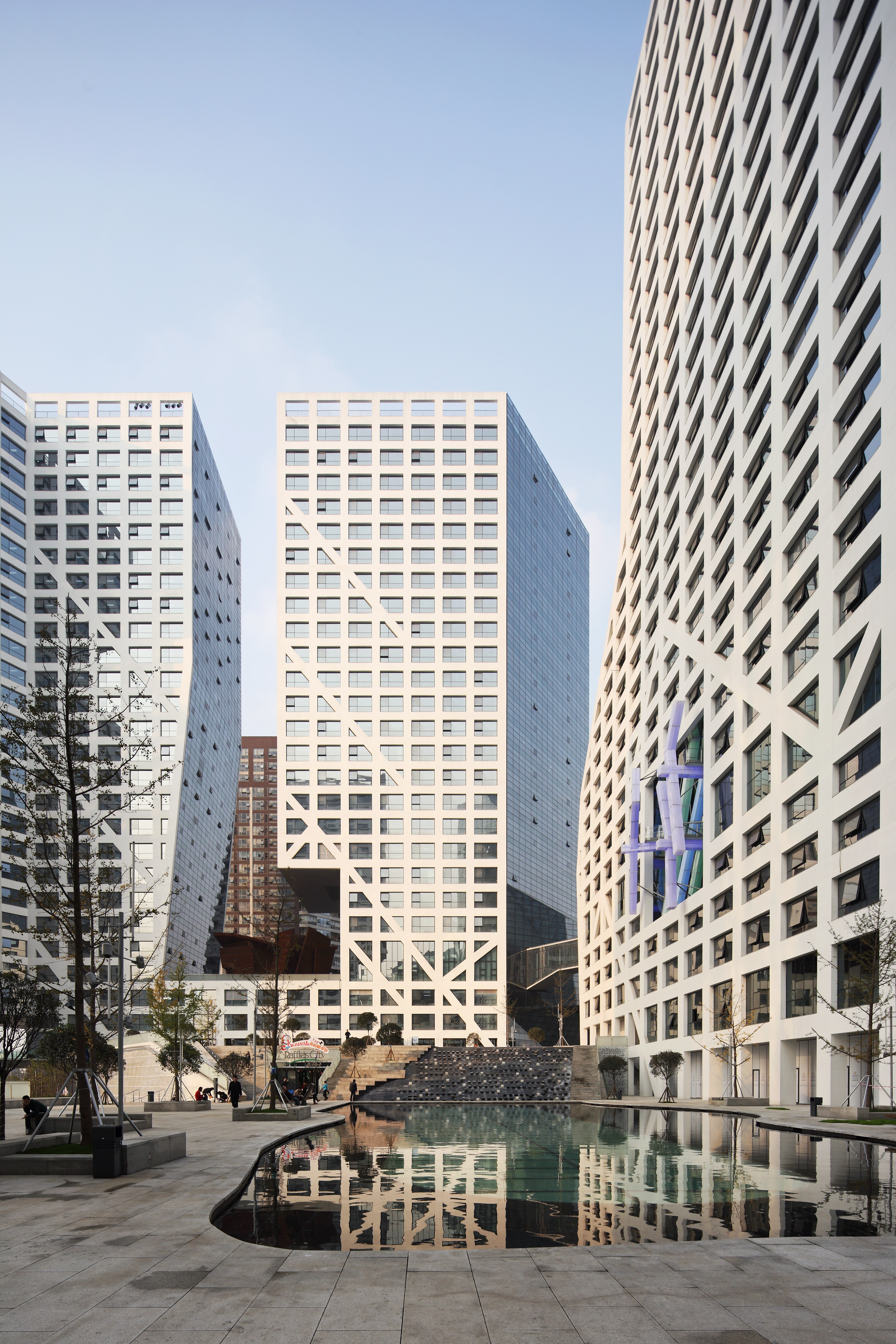 Sliced Porosity Block - CapitaLand Raffles City by Steven Holl ...