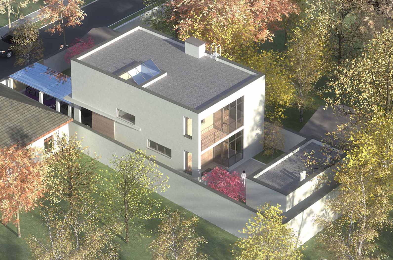 House on a narrow section - Architizer