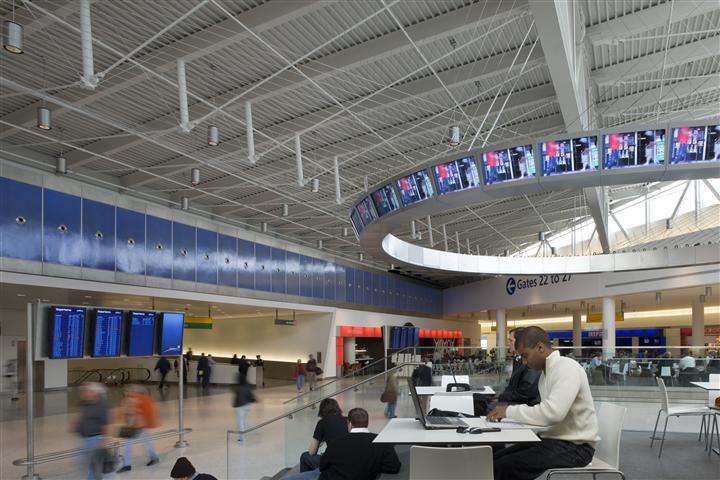 JFK International Airport, JetBlue Terminal 5 by Gensler - Architizer