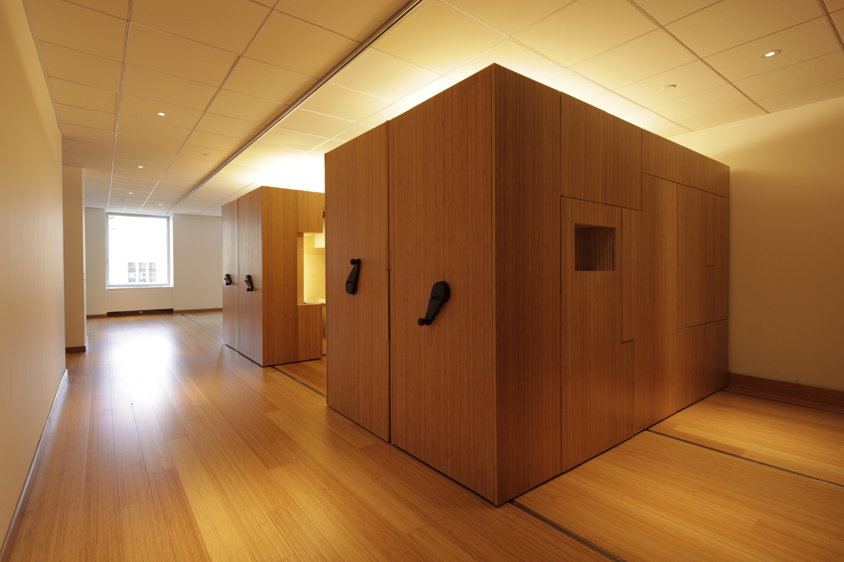 Collapsable Workstations by Taylor and Miller Architecture and Design ...