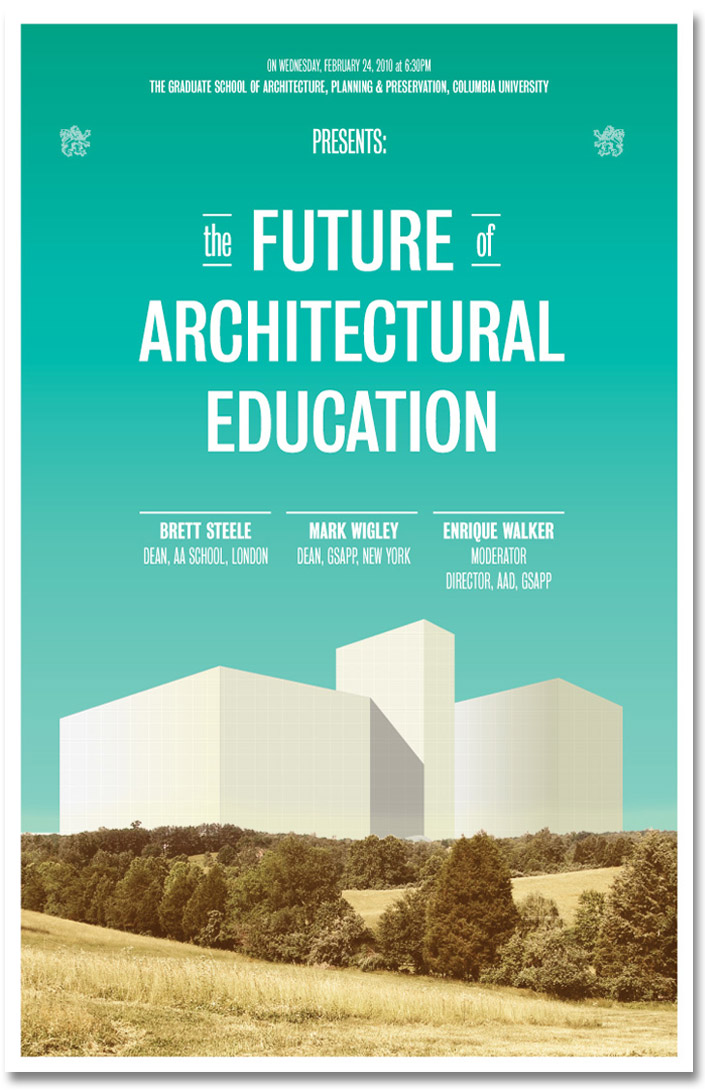 GSAPP Events Posters - Architizer