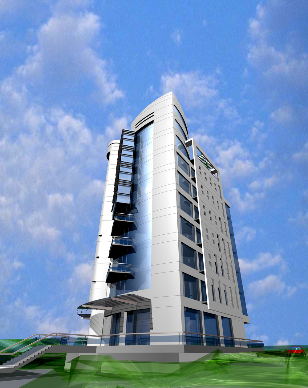 Multi - Proposal Office Building - Architizer