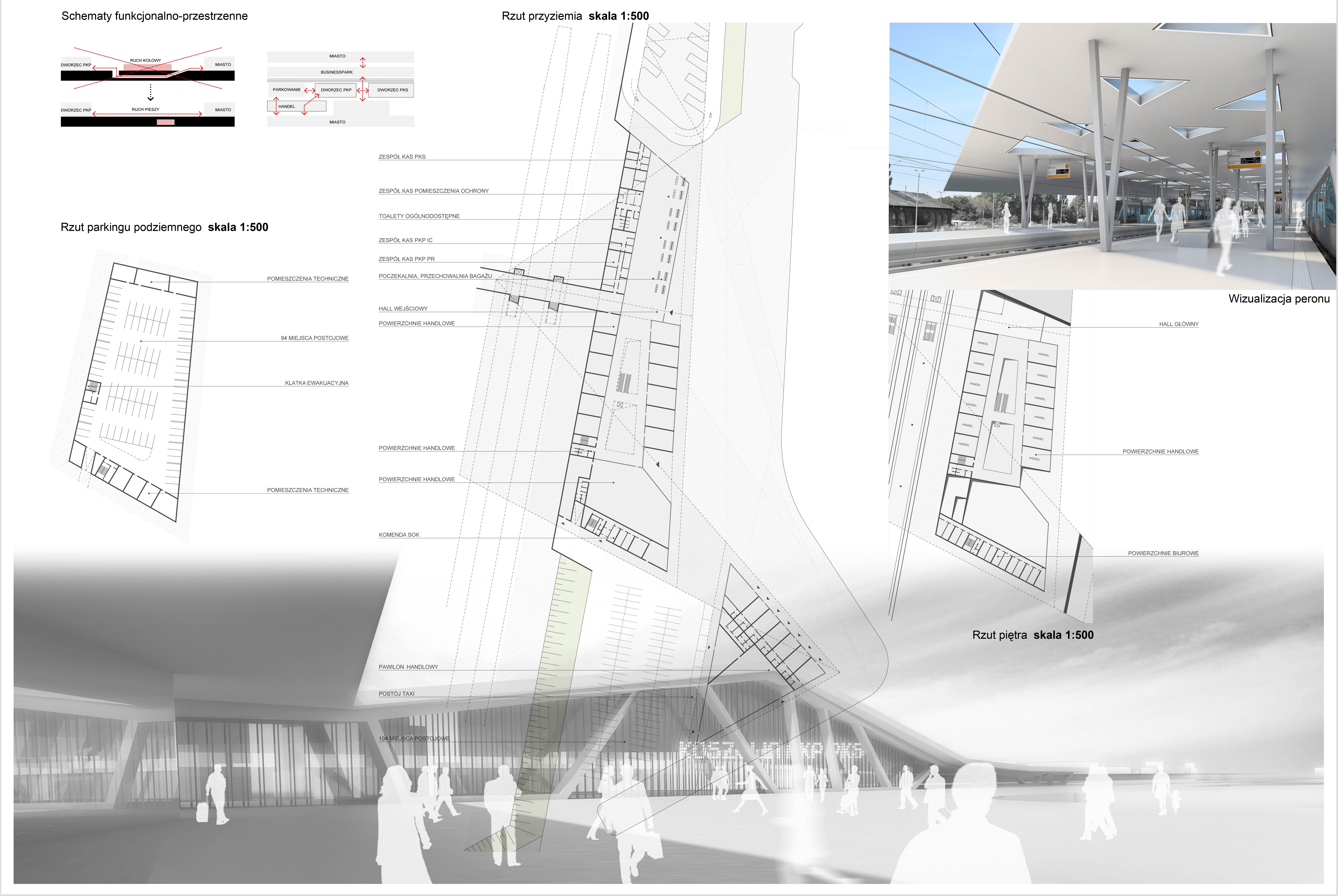 Competition for Koszalin PKP Train Station and PKS Bus Station by ...