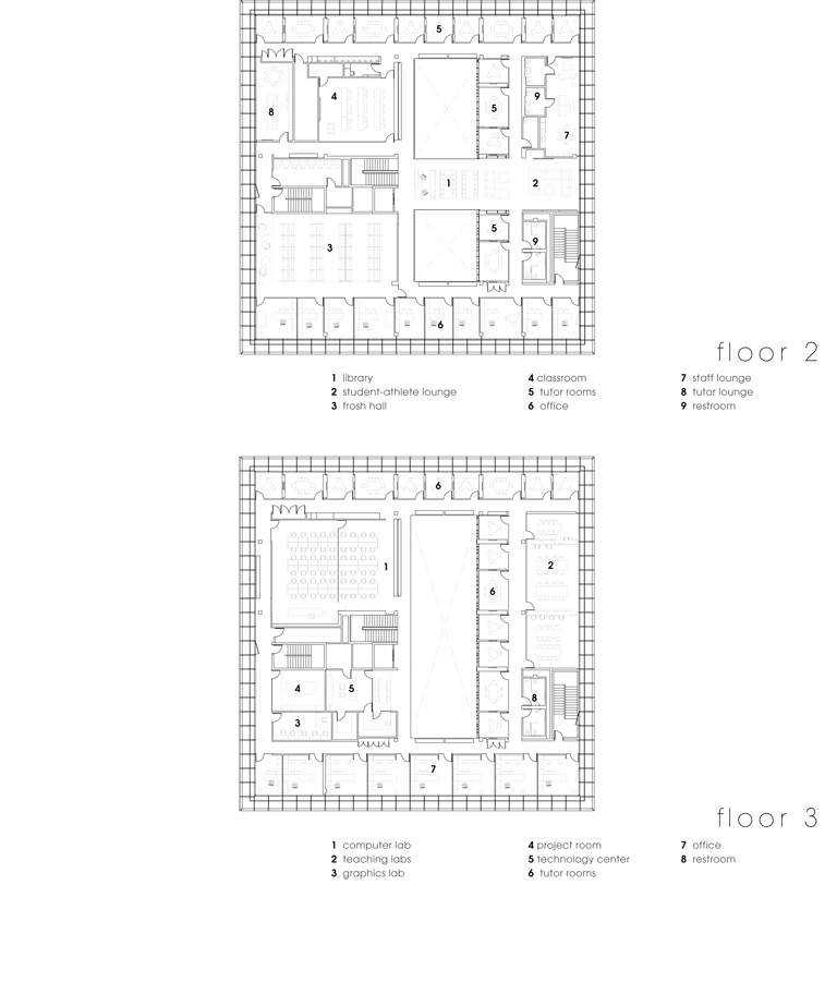John E. Jaqua Academic Center for Student Athletes by university of ...